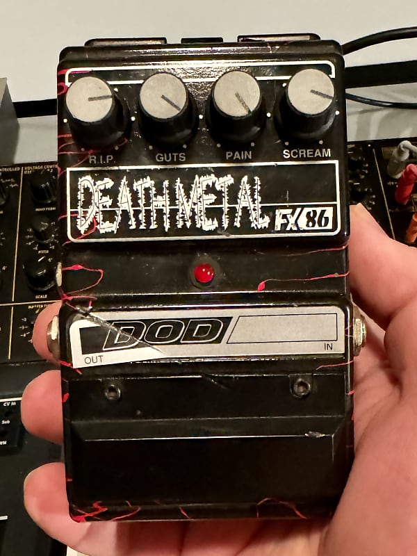 DOD Death Metal Distortion FX86 1990s - Black | Reverb
