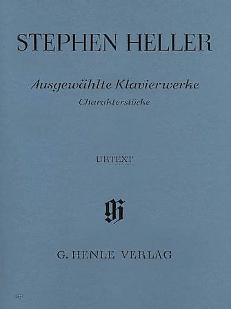 Stephen Heller Selected Piano Works Character Pieces Piano | Reverb