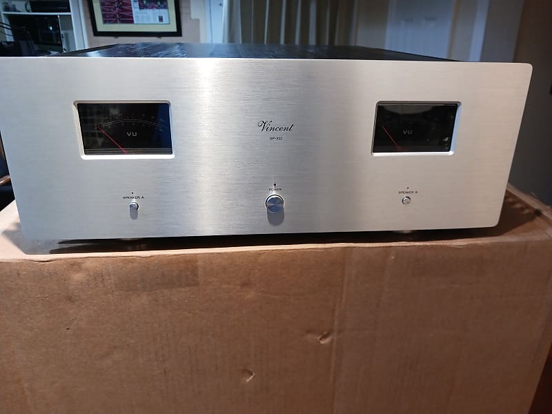 Vincent Vincent Audio SP 332 Hybrid Power Amplifier - Silver | Reverb