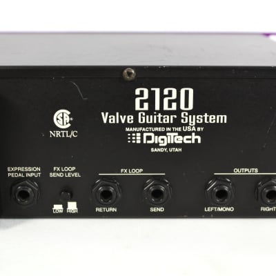 Digitech 2120 Artist Valve Guitar System Programmable Preamp | Reverb