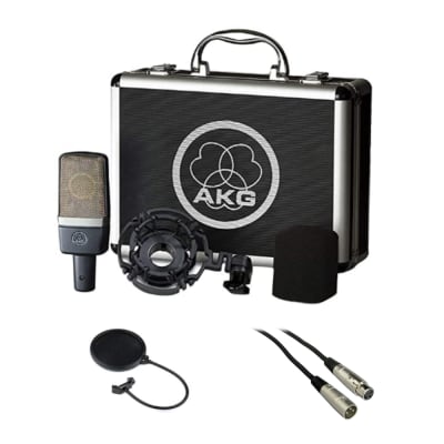 AKG C214 Large-diaphragm Condenser Microphone Bundle with | Reverb