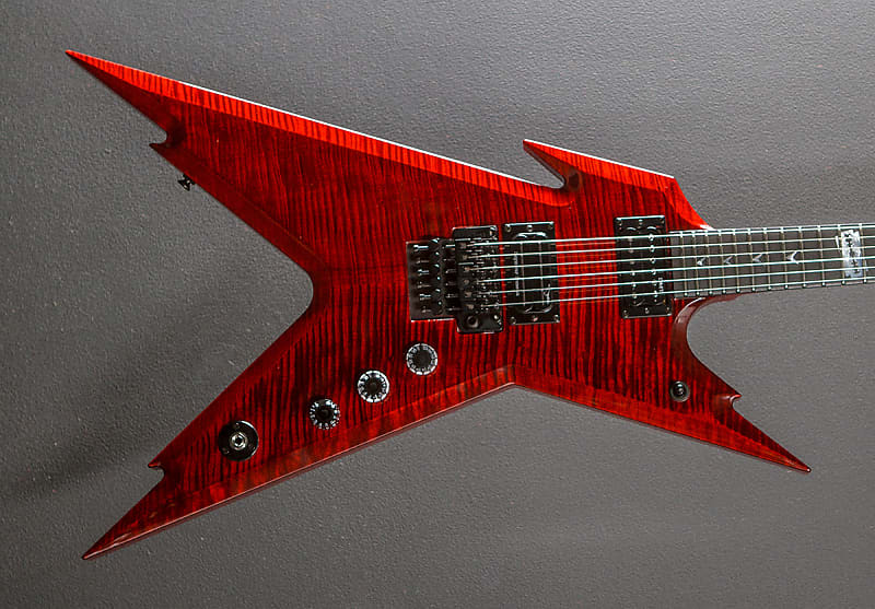 Dean USA Dime Razorback - Transparent Cherry | Reverb