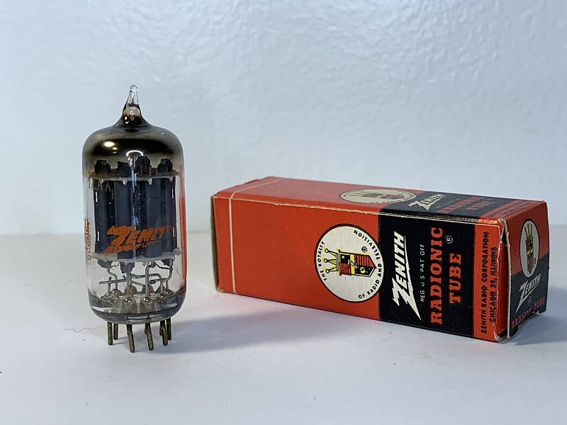 Vintage 1960's USA Made Zenith 12AX7 Pre-Amp Tube *New Old | Reverb