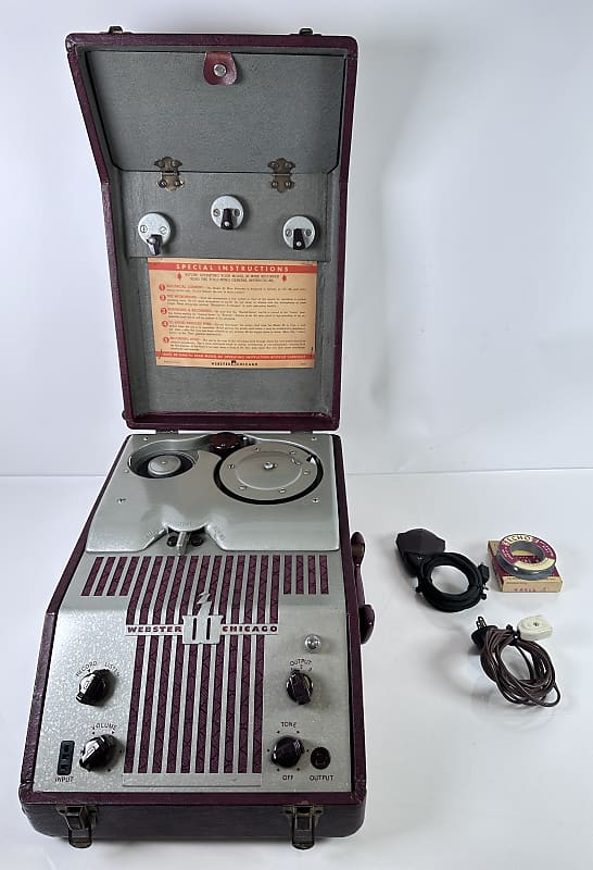 Webster Chicago Model 80-1 Wire Recorder | Reverb