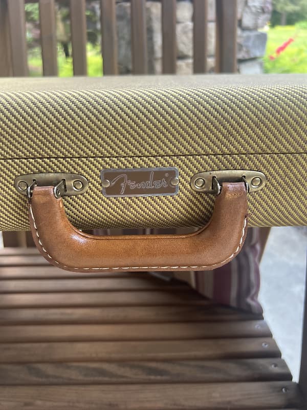 Fender Stratocaster Telecaster Tweed electric guitar case | Reverb
