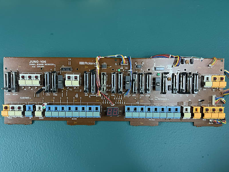 Roland Juno-106 Panel board | Reverb