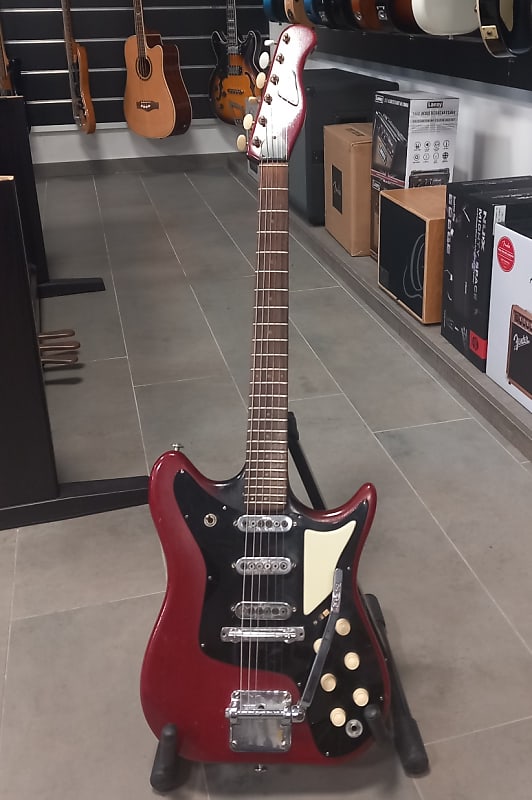 BURNS Vibra Artist Aged Cherry Vintage Chitarra Elettrica | Reverb UK