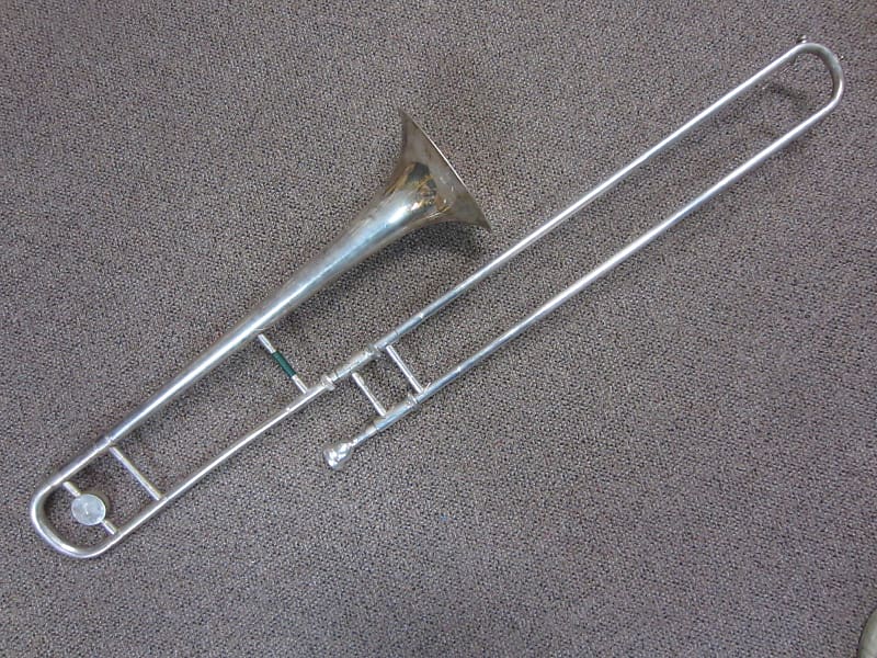 Besson 2-20 Trombone Silver with Case | Reverb