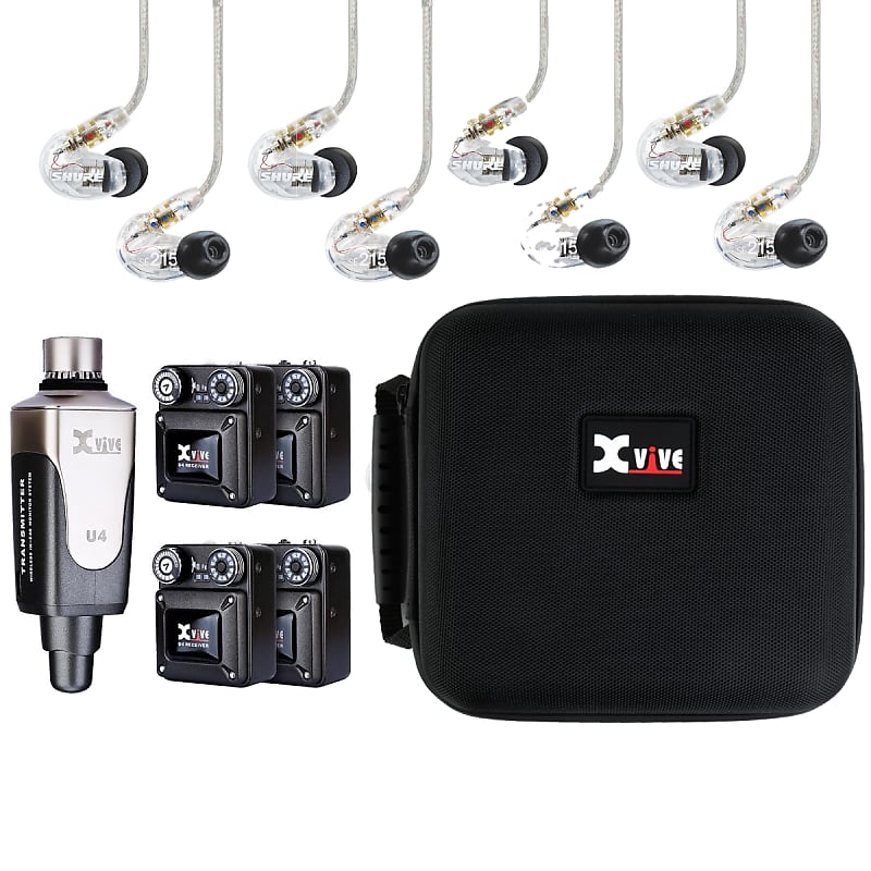 Xvive U4R4 Digital Wireless Quad Receiver In-Ear Monitor | Reverb