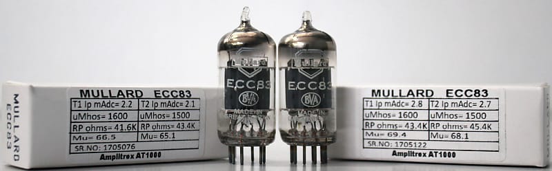 Rare ECC83 12AX7 Mullard Make made in Gt. Britain | Reverb Australia