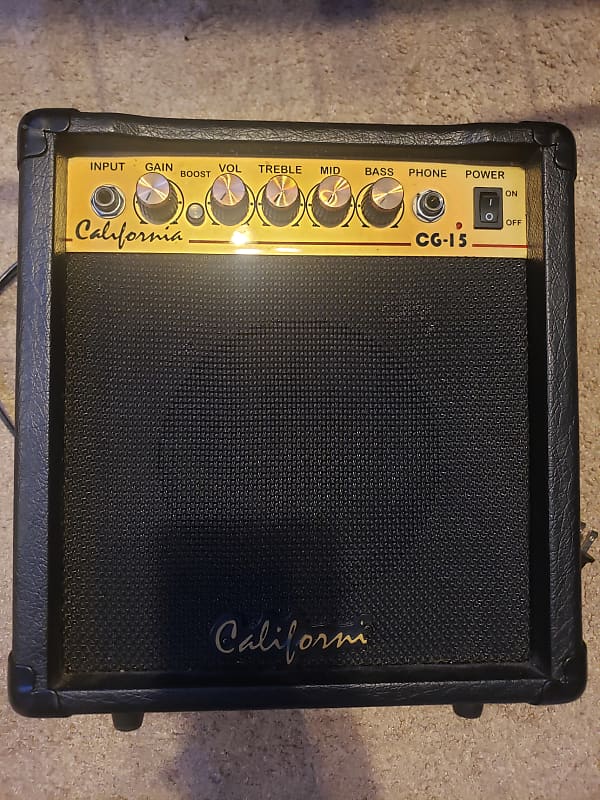 California CG-15 Amp W/ Input Cable | Reverb