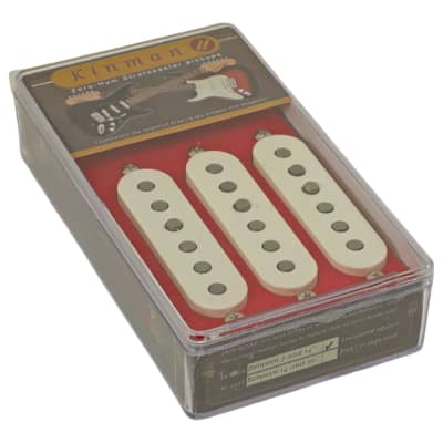 Kinman Pickups SRV Set Stratocaster Single Coil - Parchment | Reverb