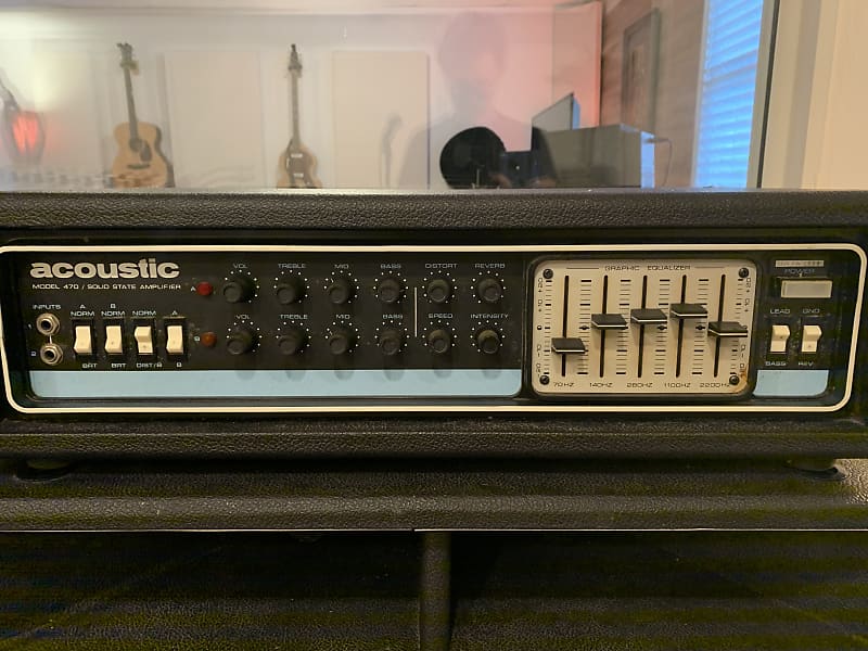 Acoustic 470 and 405 Transducer Cab 70s | Reverb