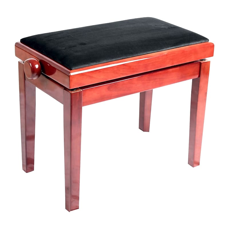 Nocturne Maestro Adjustable Height Piano Stool; Mahogany | Reverb