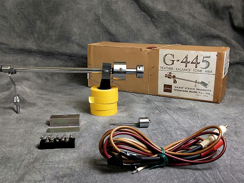 GRACE G-445 Feather/ Balance Tone Arm W/ Box In Excellent | Reverb