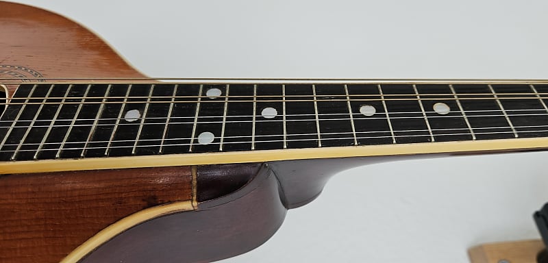 1913 The Gibson A-1 Mandolin Pumpkin Top Vintage Natural | Reverb