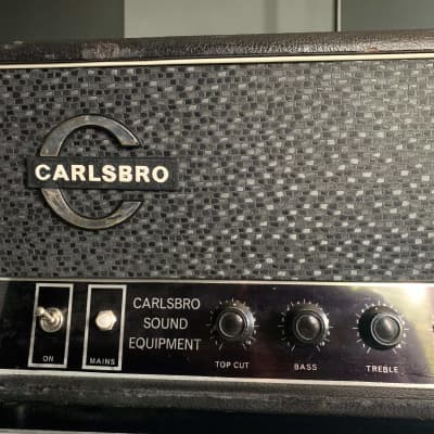 Vintage 1960s Carlsbro CS60 TC Guitar Valve Amplifier w/ | Reverb