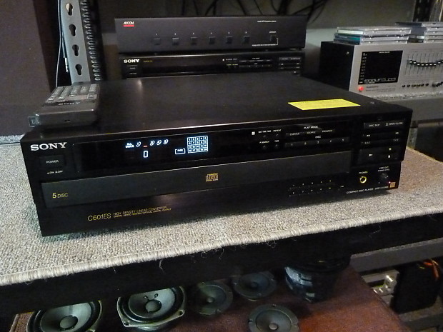 Sony CDP-C601ES Compact Disc 5 CD Changer - Remote Control - | Reverb