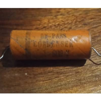 NOS Phoenix Audio Condenser Paper Capacitor 1950's - Orange | Reverb