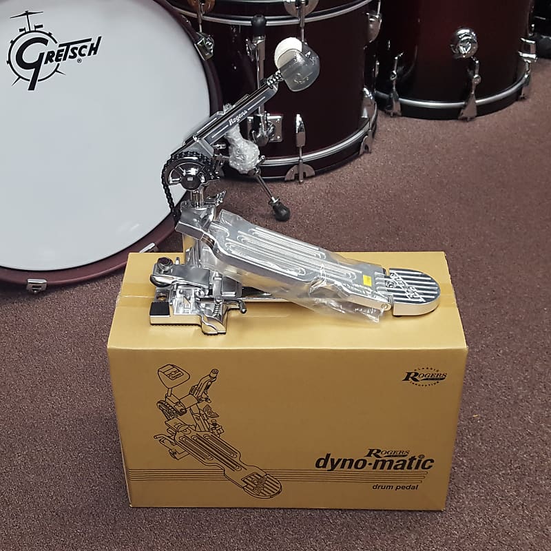 ROGERS- Dyno-Matic Model #RP-100- New Rogers chrome Bass Drum | Reverb