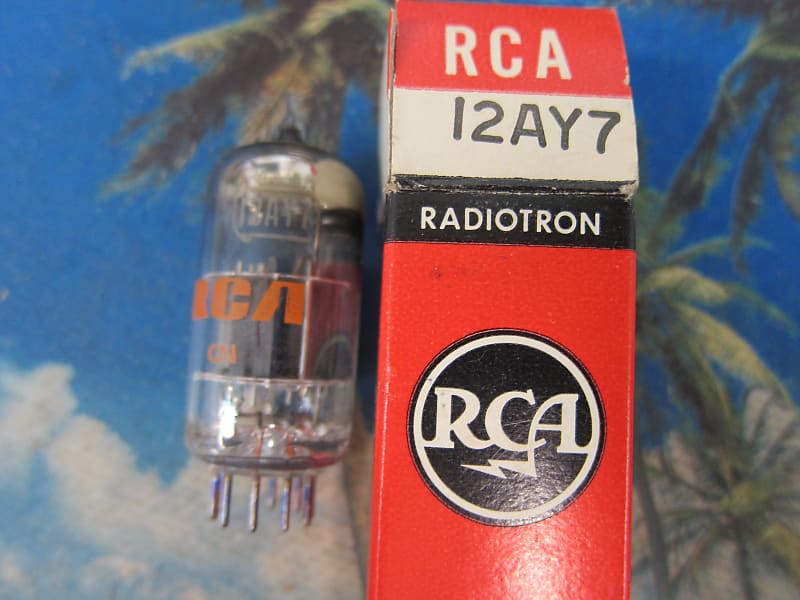 NOS Vintage RCA 12AY7 Tube 1960s, Box, NEW, USA, Ex Sound, Ex | Reverb