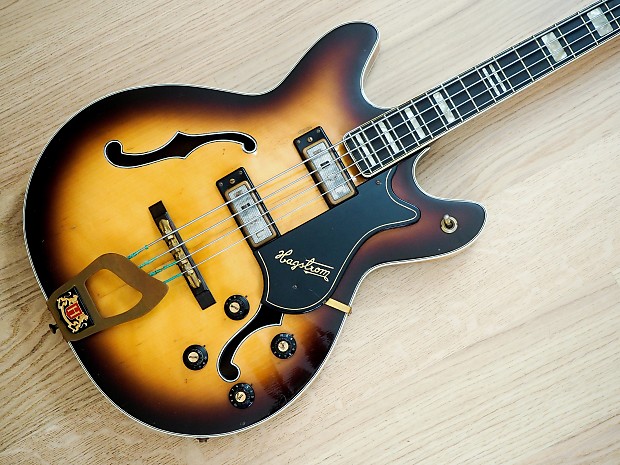 1968 Hagstrom Concord C-2 Deluxe Vintage Hollowbody Bass | Reverb