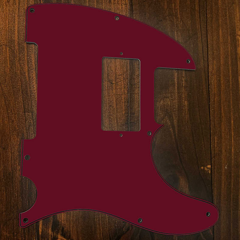 Oxblood Maroon Telecaster style Pickguard 2021 by | Reverb
