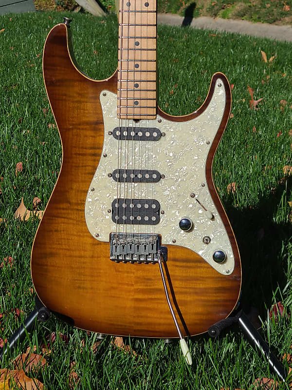 Tom Anderson Drop Top Classic 2003 - Tiger Eye Burst with | Reverb