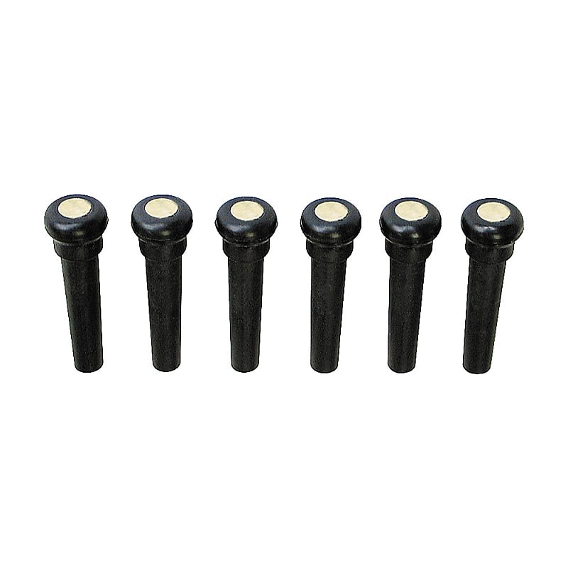 Graph Tech Tusq Ivory Acoustic Guitar Bridge Pins Black Pearl | Reverb