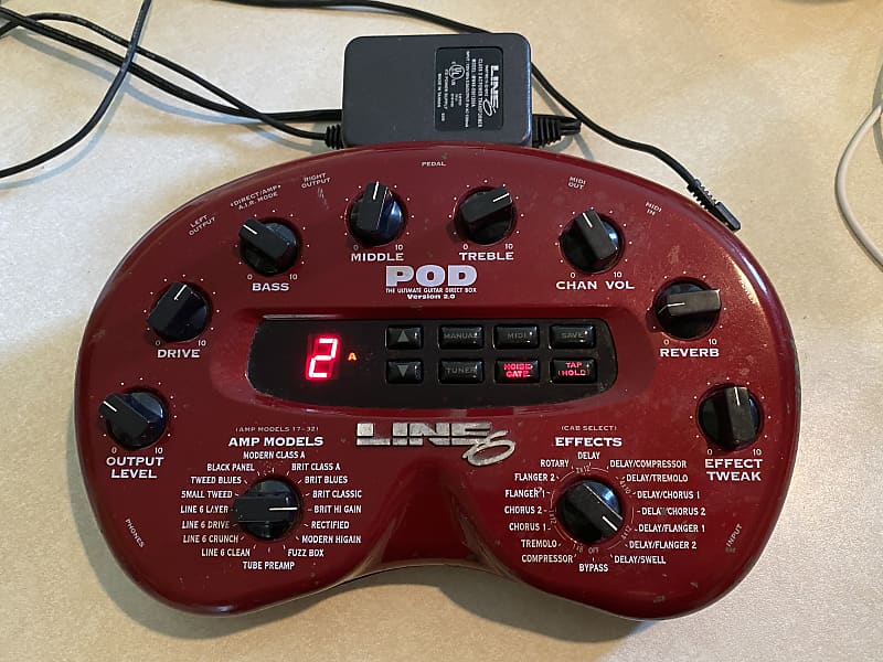 Line 6 Pod 2.0 with original line 6 power supply | Reverb