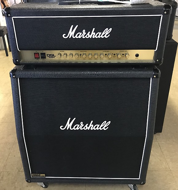 Floor Model Marshall DSL100H Half Stack W/1960A 300 Watt | Reverb