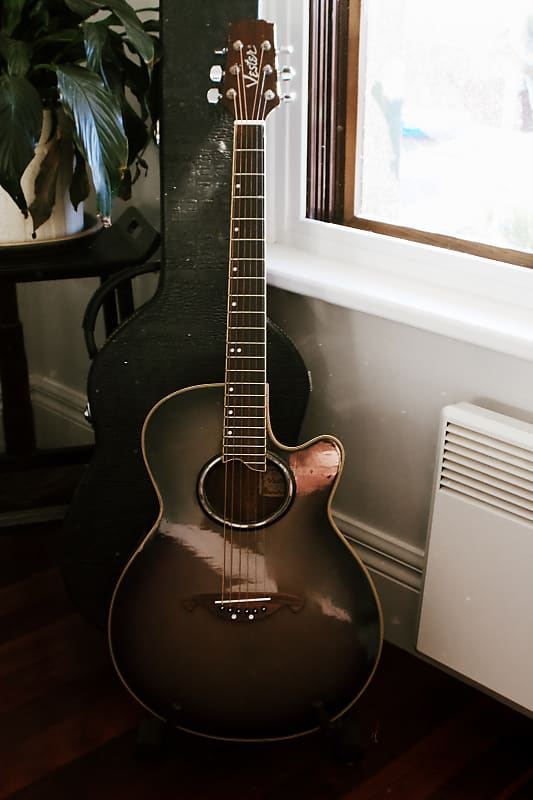 Vester Acoustic Electric 1990s Olive | Reverb