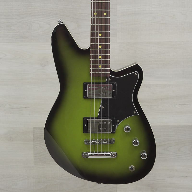 Reverend Descent RA Electric Guitar - Avocado Burst | Reverb