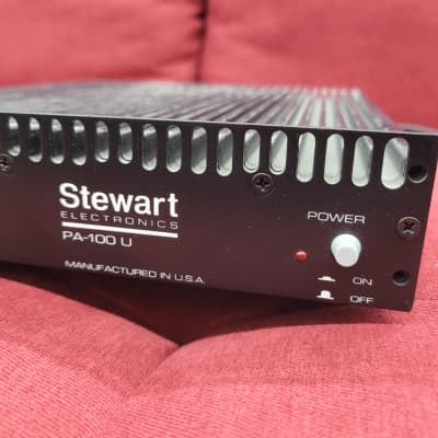 Stewart PA-100U 200 watt Half Rack Power Amp - Black | Reverb UK