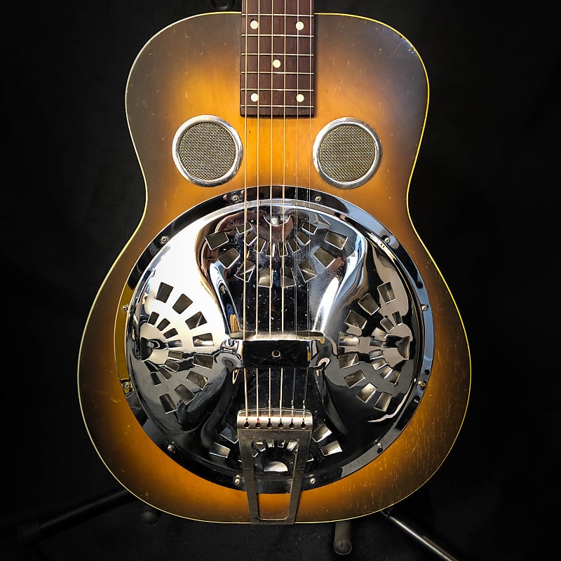 Vintage 1936 Dobro Model 27 Resonator Guitar w/ Case | Reverb UK