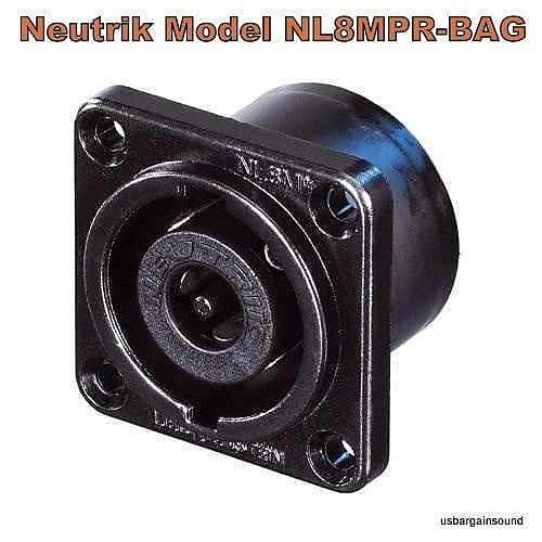 NEUTRIK NL8MPR-BAG SPEAKON 8-POLE Panel Mount Speaker | Reverb