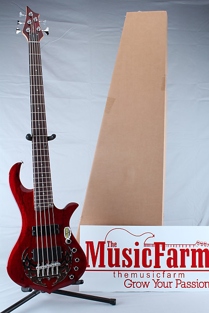 Traben Array Limited 5 String Bass Guitar Red TRAAL5STRD | Reverb