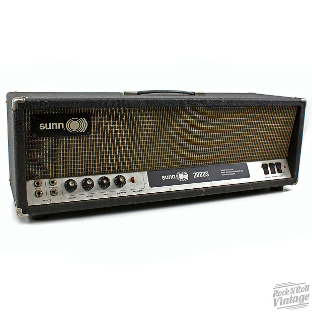 1970's SUNN 2000s Bass Tube Head | Reverb