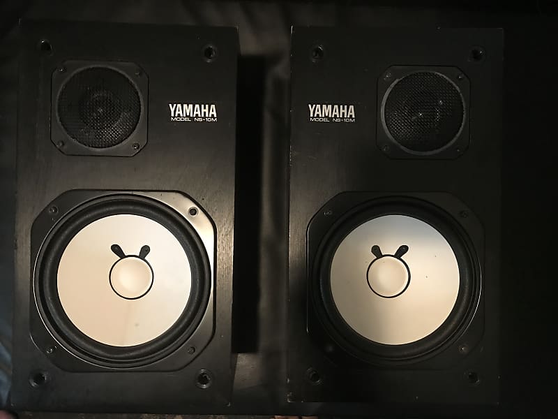 Yamaha NS-10M (Pair) Studio Monitors + QSC RMX1450a Power | Reverb