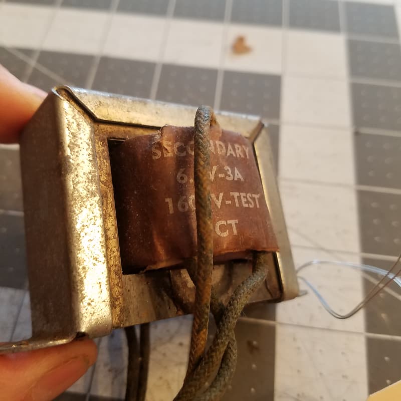 Thordarson T-21F10 Transformer 6.3 V Vintage Power Filament | Reverb