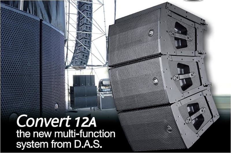 DAS Audio curve/line array convert 12a professional speakers | Reverb