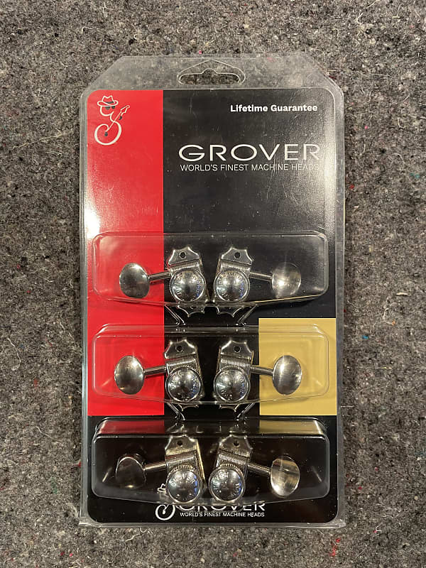 Grover 533N Locking Tuners 2020’s - Chrome | Reverb