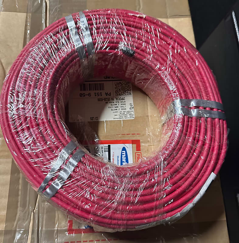 Mogami Microphone Cable Quad Neglex 2010's - Red | Reverb