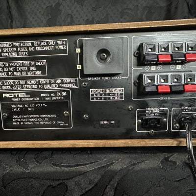 Vintage Rotel RX 304 AM/FM Stereo Receiver w/ Phono Inputs | Reverb