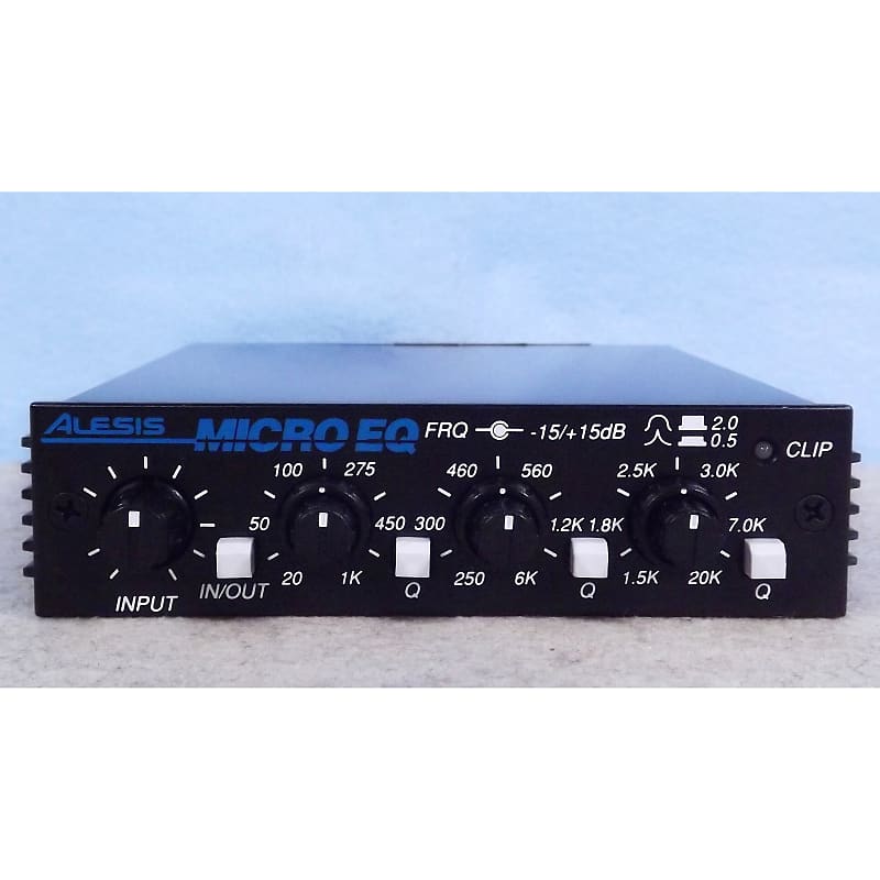 Alesis Micro EQ (semi parametric) | Reverb