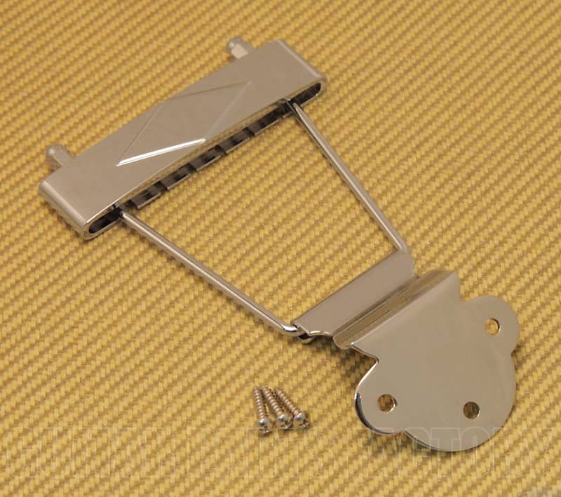 T120SN Nickel Diamond Short Trapeze Tailpiece For Gibson | Reverb