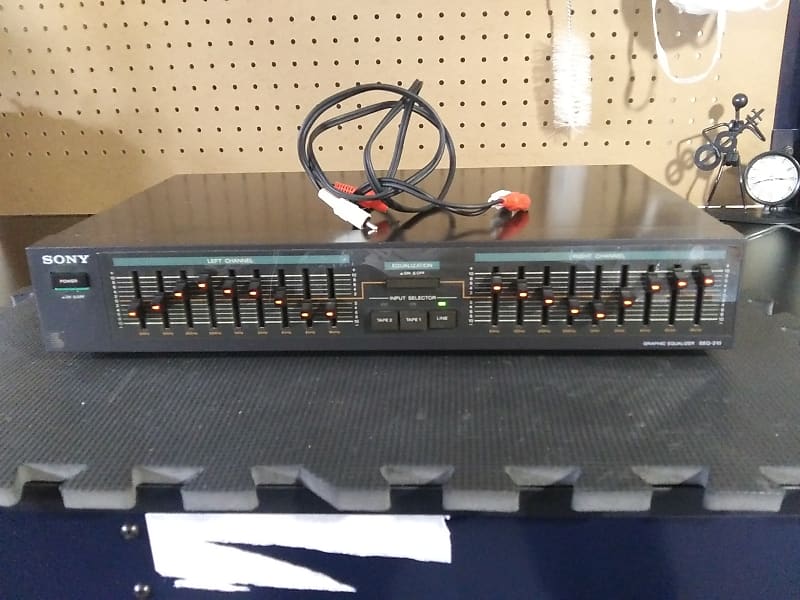 Sony Graphic Equalizer SEQ-210 Dark Gray | Reverb