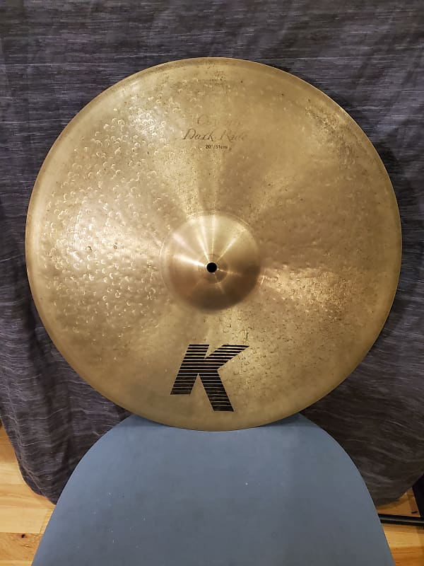 Zildjian 20" K Custom Dark Ride Cymbal late 1990s 2215g | Reverb