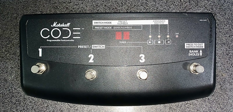 Marshall 4-Way Footswitch for CODE Amplifier | Reverb