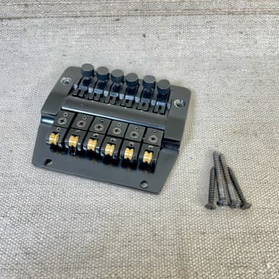 Kahler 7330 Series Fixed Guitar Bridge Flat Mount Black 2025 | Reverb